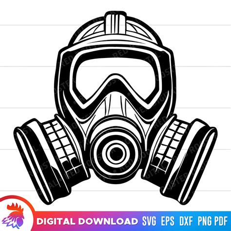 Gas Mask Svg Steampunk Gas Mask Gas Mask Steampunk Gas Mask Cut File
