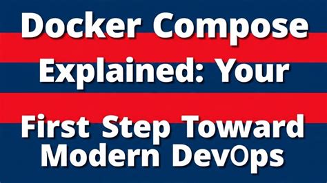 🚀 Docker Compose Explained Your First Step Toward Modern Devops
