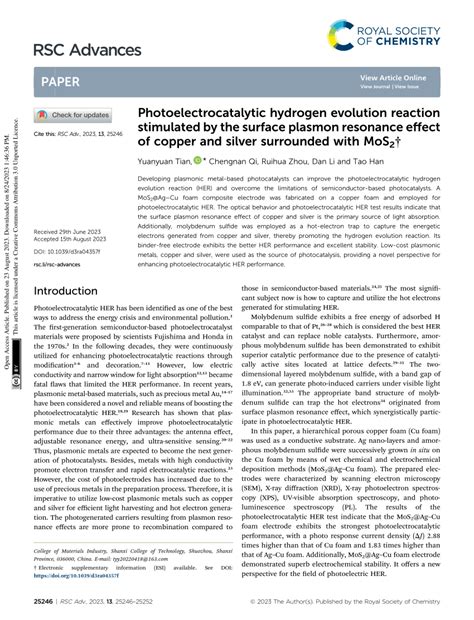 Pdf Photoelectrocatalytic Hydrogen Evolution Reaction Stimulated By