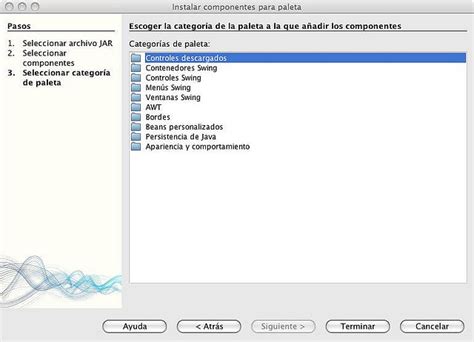 Agregar nuevos componentes a la paleta de NetBeans Sitio Web de Javier García Escobedo