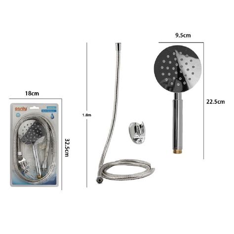 Soffione Doccia 4 10cm Tondo In Acciaio Attacco Standard Snodato