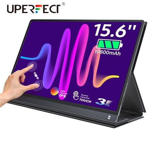 Uperfect [local Delivery] 15 6 Inch Portable Monitor 10800mah Hdmi Type