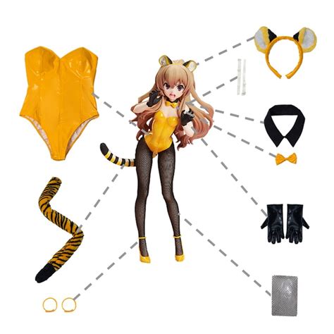 Rolecos Toradora Taiga Aisaka Cosplay Costume Taiga Aisaka Tiger Ver