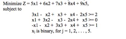 Use The Bip Branch And Bound Algorithm To Solve The Chegg