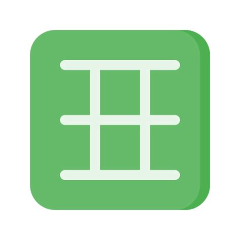 Data Table Generic Color Fill Icon