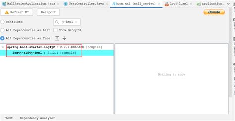 Springboot项目添加log4j2日志组件之后启动报错 Littlemao 博客园