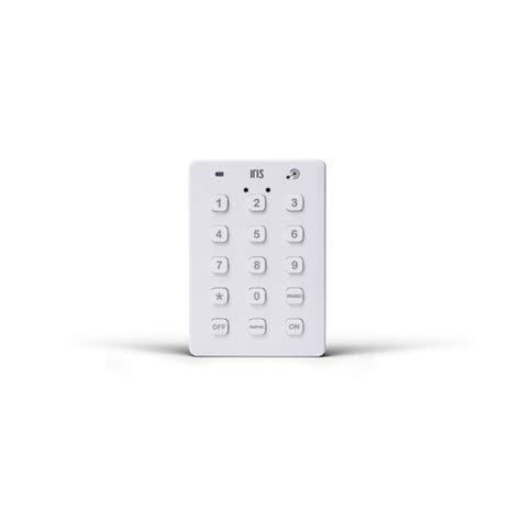 Iris White Security Alarm Keypad At