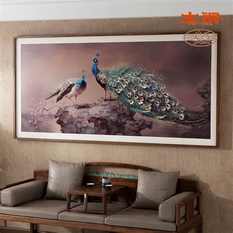 太铜手工錾刻铜雕画《世外桃源》限量99幅装饰画背景画挂画虎窝淘