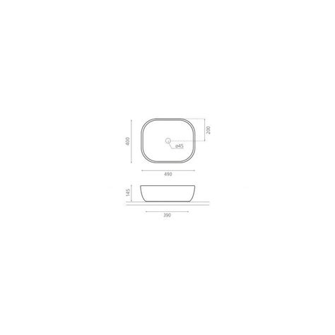 Countertop Washbasin Model Olea Rectangular Bathco Sanitary Supplies