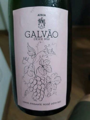Adega Galvão Frisante Rosé Dèmi Sec Vivino US