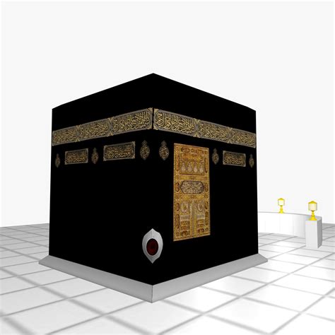 Kaaba Mecca 3d Model 59 Obj Fbx Ma Free3d