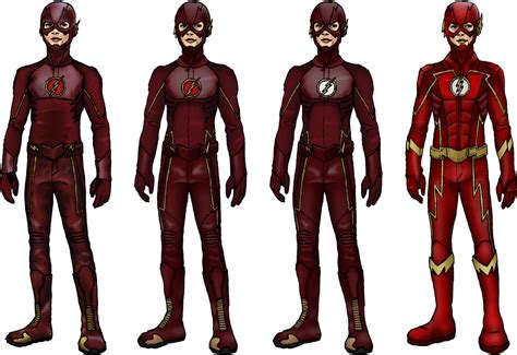 The Flash Suits Cw By Kiraetius On Deviantart