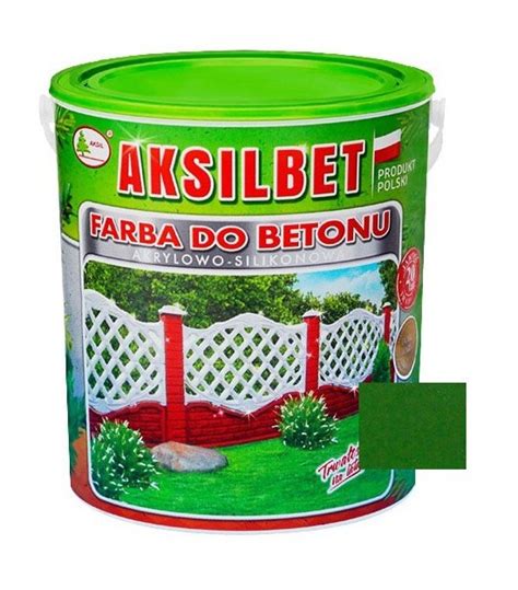 Aksilbet Farba Do Betonu Zielony Gn 1l