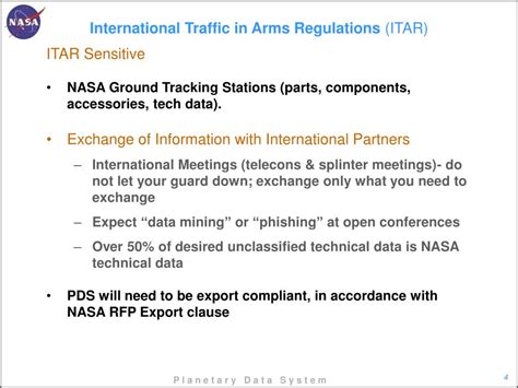 Ppt International Traffic In Arms Regulations Itar Powerpoint