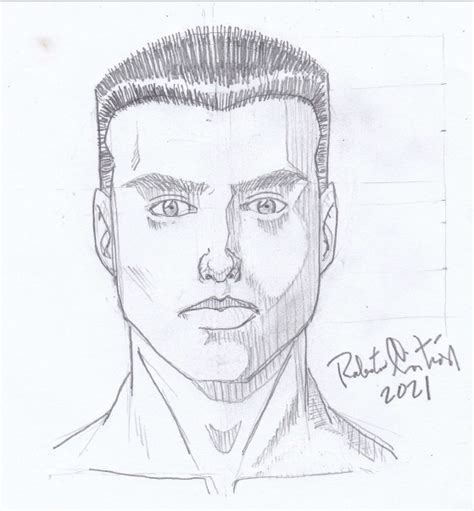 Boceto estilo básico hecho con el método de Andrew Loomis por Javy73