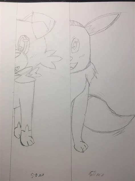 Rockruff And Eevee By Elemental Fang On Deviantart
