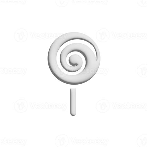 Lollipop Icon 3d Design For Application And Website Presentation