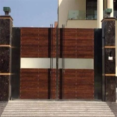 Brown Hpl Gate Cladding Thickness 6mm At Rs 250 Square Feet In