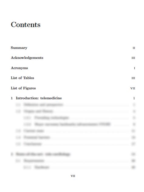 Table Of Contents Toptesi Class And Sequential Page Numbering Tex