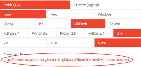 Incorrect Libtorch Download Links On · Issue 24382