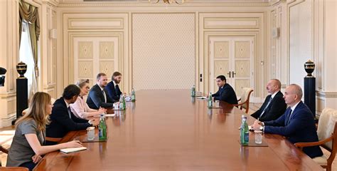 Ilham Aliyev Received Osce Parliamentary Assembly President Official