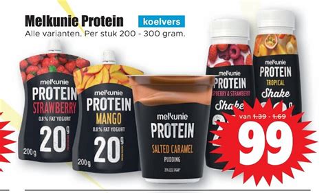 Melkunie Protein 200 300 Gram Aanbieding Bij Dirk