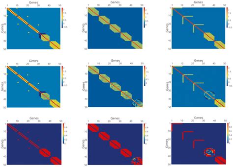 Comparisons Between A True Precision Matrices And B Estimated