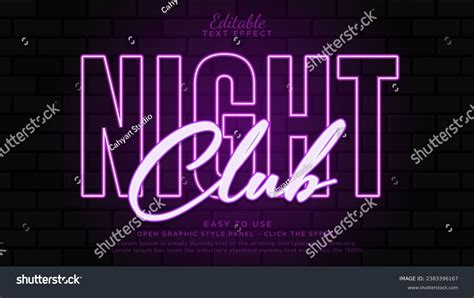 Neon Font Editable Over 5493 Royalty Free Licensable Stock