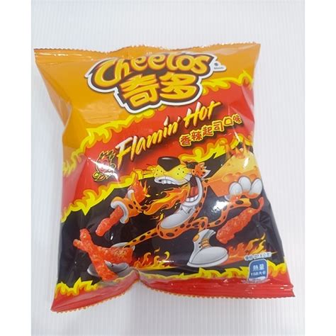 【春天五金百貨】cheetos 奇多香辣起司口味玉米棒55g 零嘴 點心 餅乾 膨風包 蝦皮購物