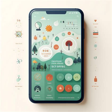 Premium Ai Image Mobile App Layout Design Of Allergy And Asthma Tracker Practical And