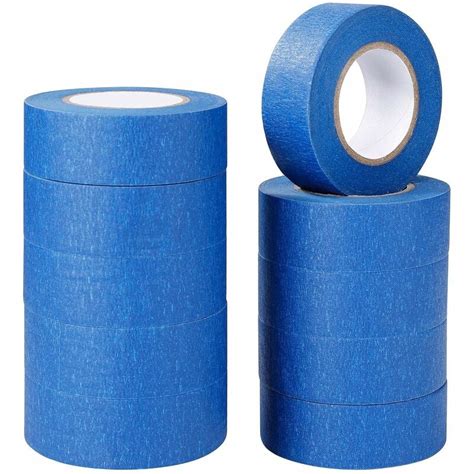 rouleaux de ruban de masquage bleu mm m pour peinture et ruban décoratif pour