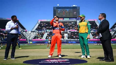 Ned Vs Sa Live Score फिर से उलटफेर करेगी नीदरलैंड अफ्रीका ने 12 रन