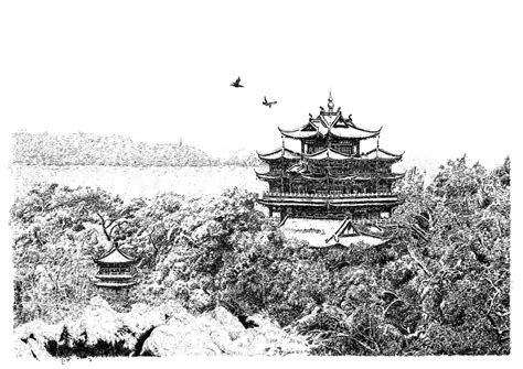 城隍阁简笔画 城堡简笔画 简笔画 大山谷图库