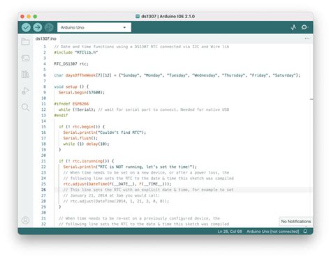 How To Use A Real Time Clock Rtc With Arduino The Machine Shop