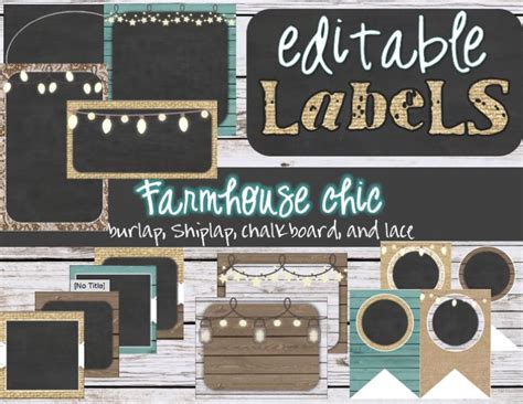 Transform Your Classroom Into A Rustic Chic Farmhouse With A Side Of