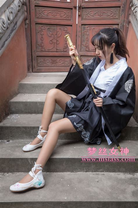 Mslass 梦丝女神 玥玥yuè Yuè 女侠之剑 上 41p 骑士屋美女套图