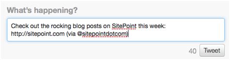 How To Add A Tweet Button Anywhere — Sitepoint