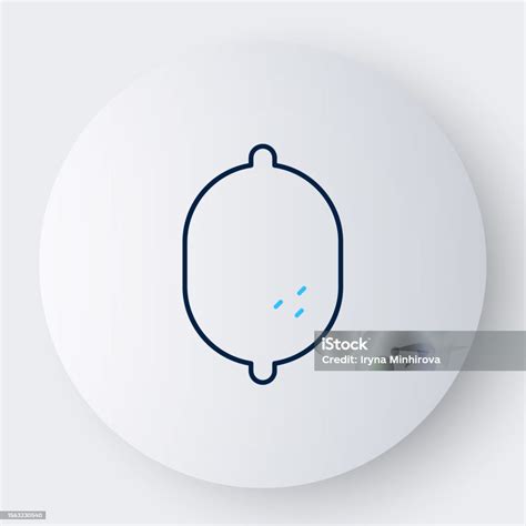 흰색 배경에 격리 된 라인 레몬 아이콘 다채로운 개요 개념 벡터 0명에 대한 스톡 벡터 아트 및 기타 이미지 0명 감귤류 과일 과일 Istock