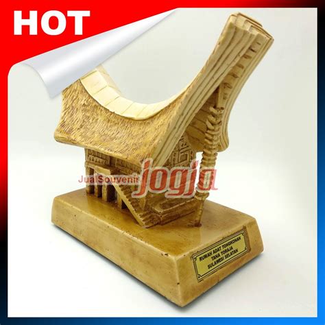Jual Miniatur Rumah Adat Tongkonan Tana Toraja Sulawesi Selatan