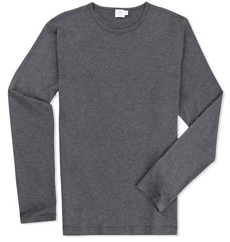 Lyst Sunspel Long Sleeve Crew Neck T Shirt In Gray For Men