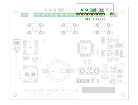 Usb Powered Vfd48 Analog Style Unique Round Vfd Clock Assembly