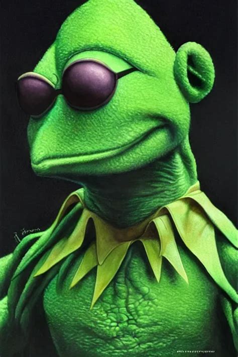 kermit the frog as neo from the matrix, realistic | Stable Diffusion | OpenArt