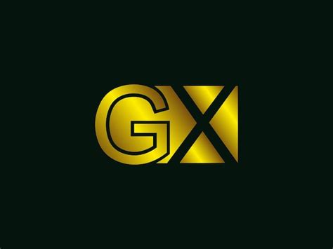 Premium Vector Gx Logo Design New Identity