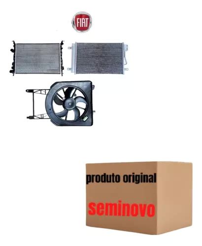 Kit Radiador Palio Siena Strada Fire Ar Sis Valeo Parcelamento