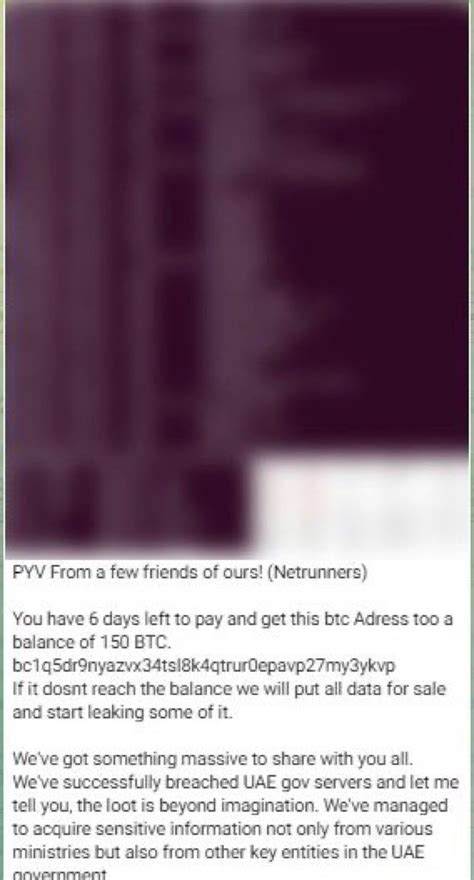 Cyberattack Databreach Uae