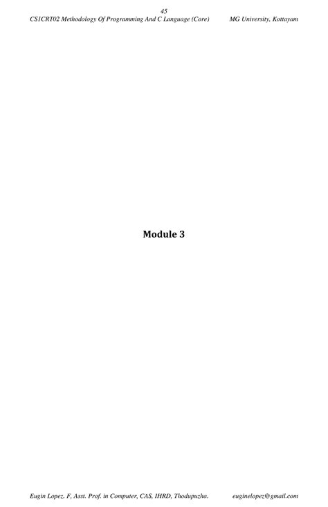 Module 3 Methodology Of Programming Cs1crt02 Methodology Of
