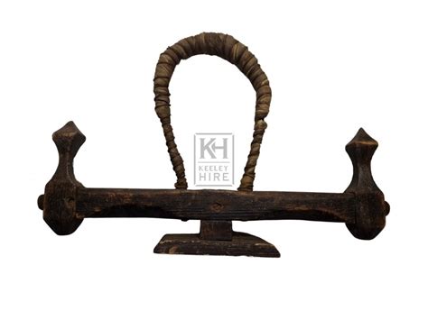 Cages Prop Hire Wood Bird Perch Keeley Hire