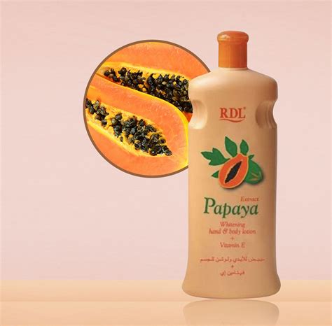 Rdl Papaya Whitening Hand And Body Lotion 600ml Lazada Ph