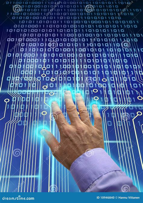 Electronic Identification In A Reader On A Desk Stock Image