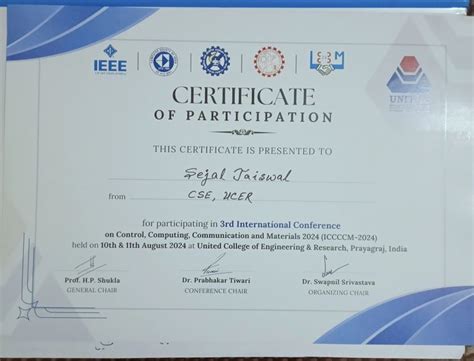 Sejal Jaiswal On Linkedin Icccm Certification Techconference Innovation Networking